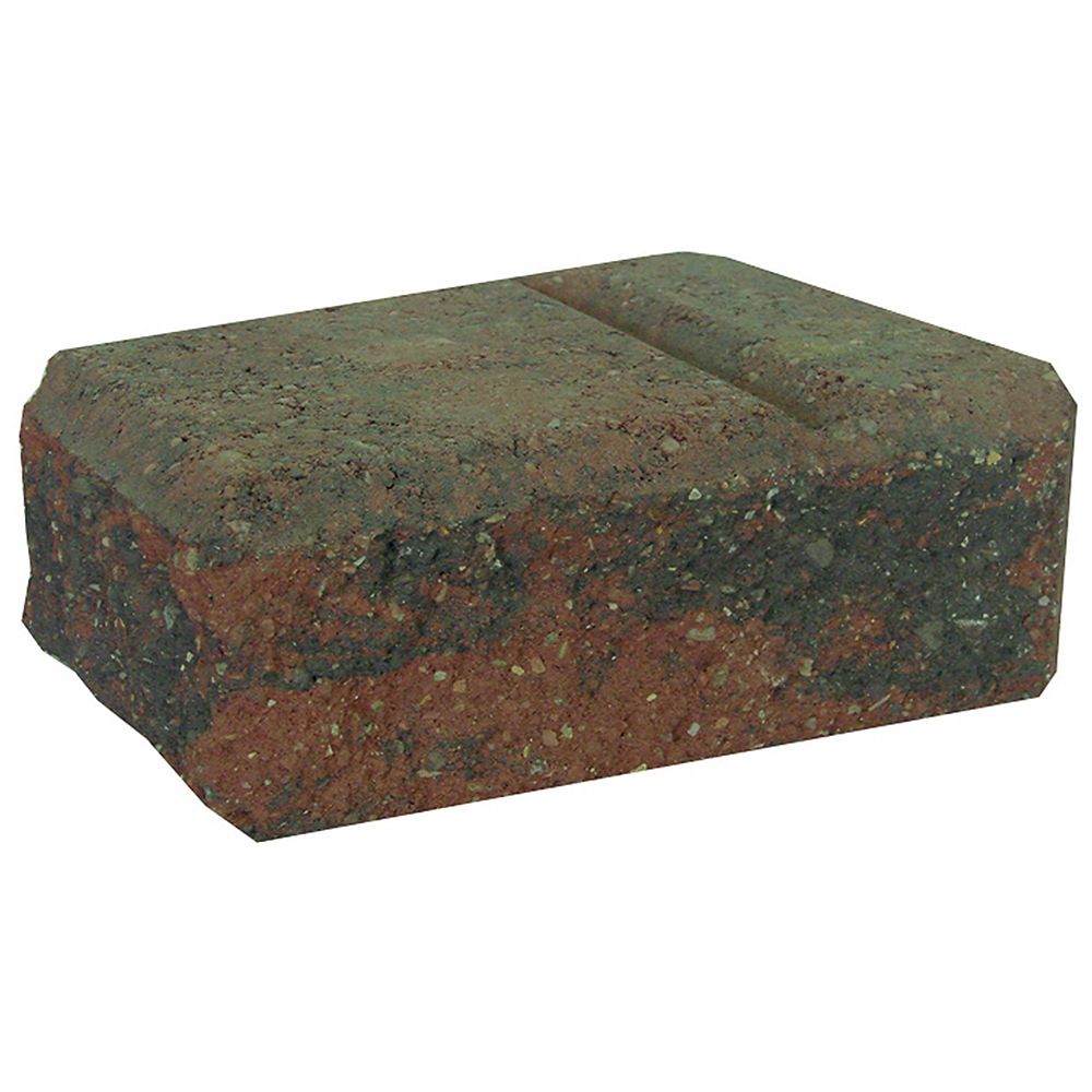 Cindercrete Easystack- L Corner- Red/Charcoal | The Home Depot Canada