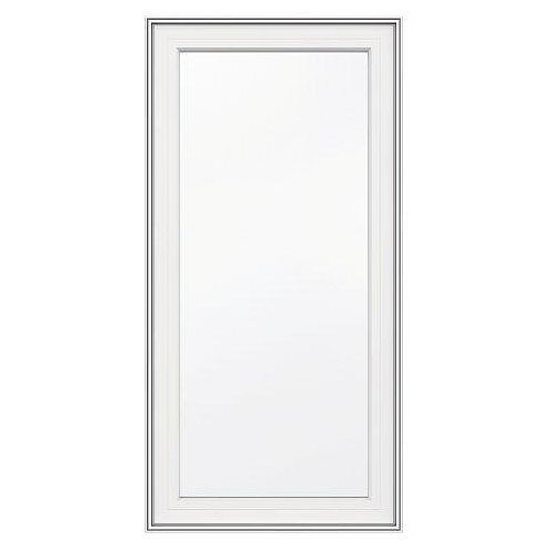SOLENSIS 24 Inch X 48 Inch Vinyl Single Hung Window with 3 1/4 Inch ...