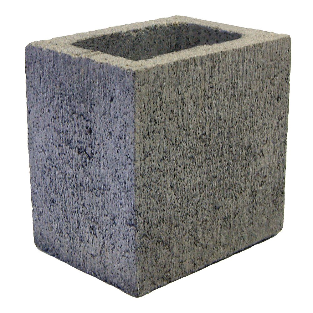 Basalite Concrete Products 15CM SM HALF GREY | The Home Depot Canada