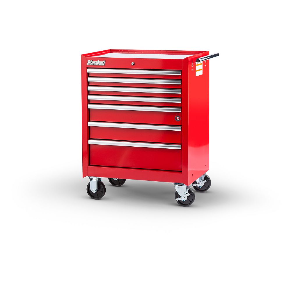 International 27-inch 7-Drawer Cabinet in Red | The Home Depot Canada