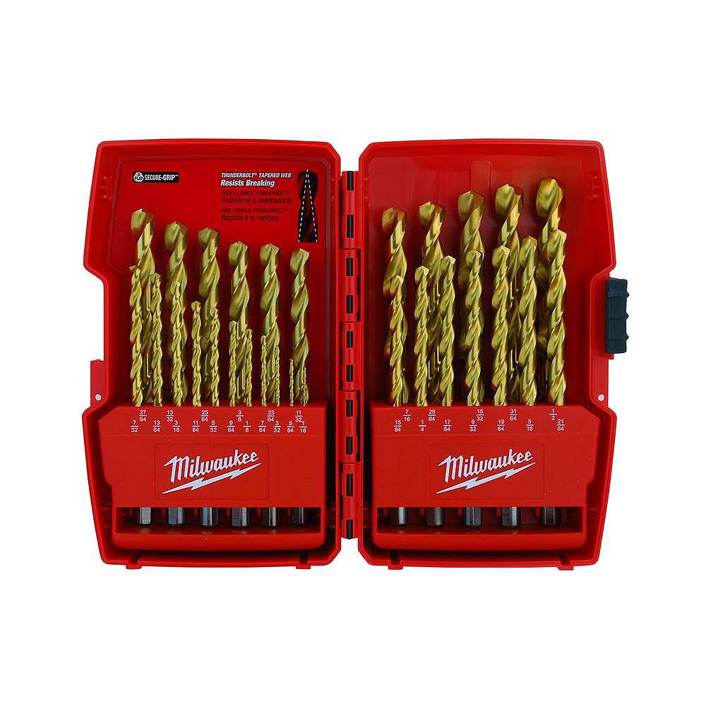 Milwaukee Tool Titanium Drill Bit Set (29-Piece) | The Home Depot Canada