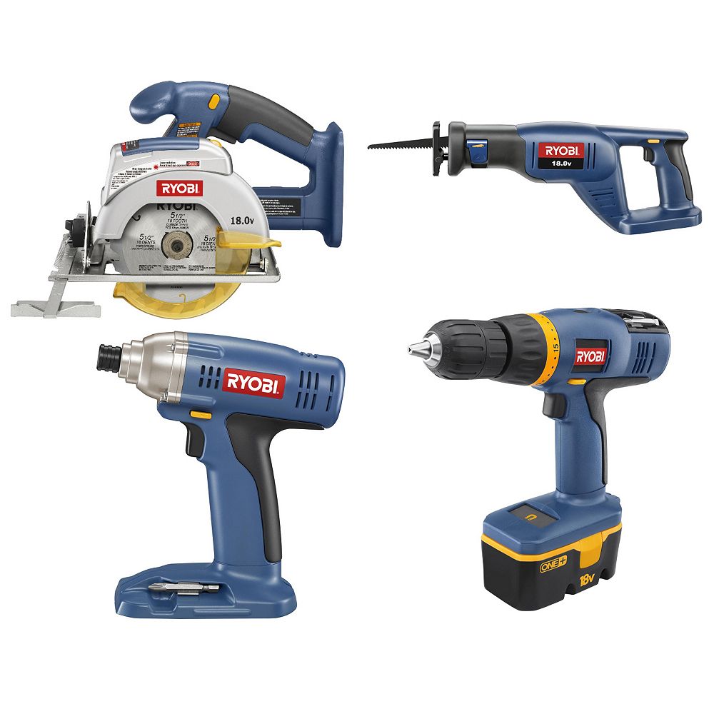 RYOBI RYOBI One+ 18V Ultimate 4-Piece Combo Kit | The Home Depot Canada