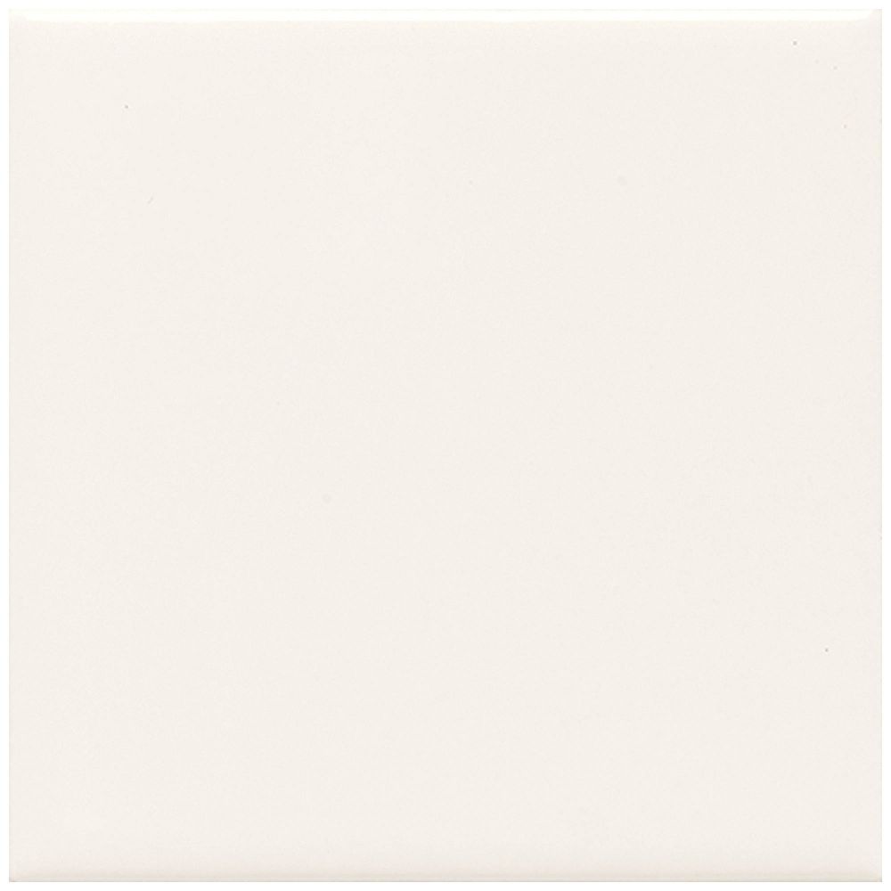 Dal Tile 6-inch x 6-inch Ceramic Wall Tile in Semi-Gloss White | The ...