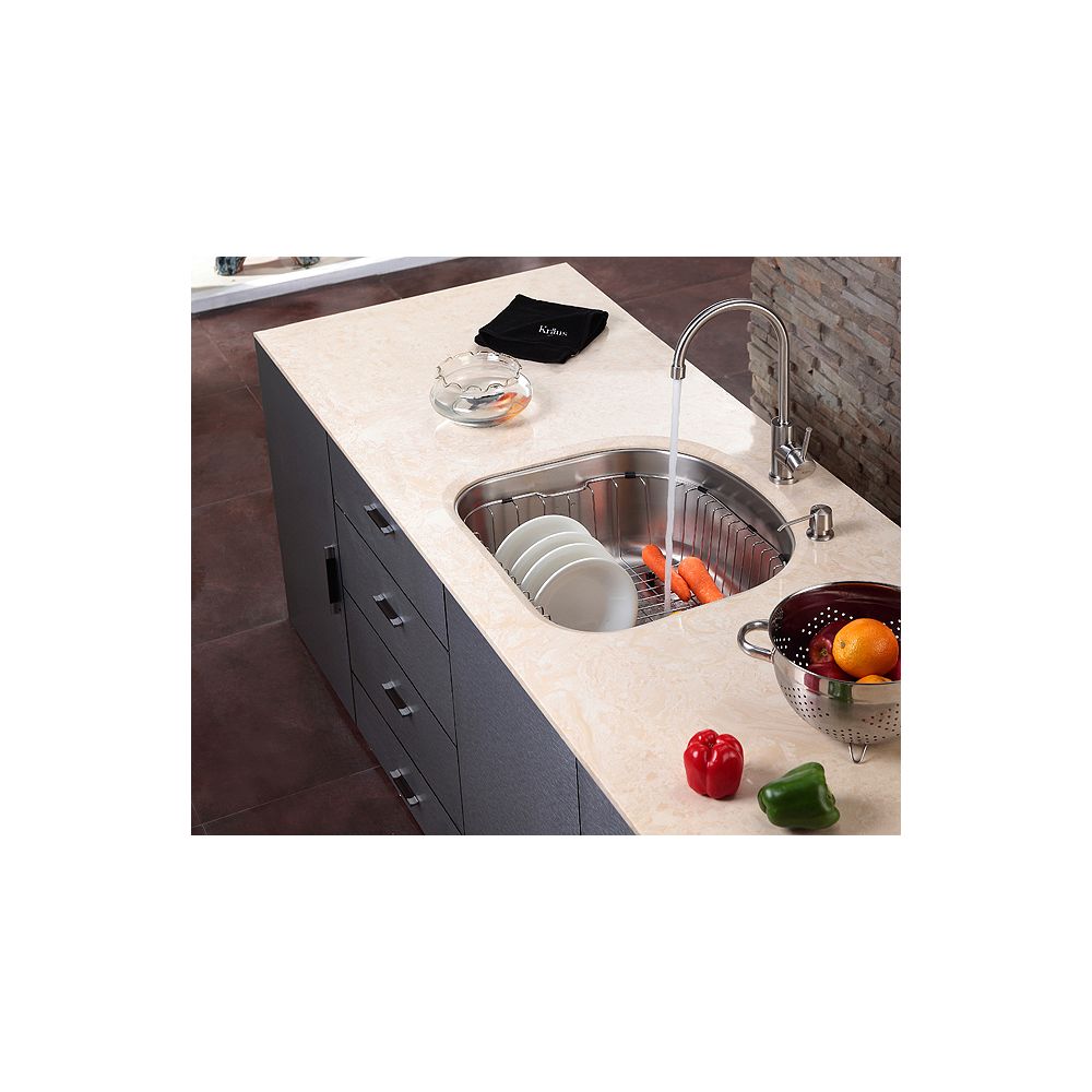 Kraus Stainless Steel Rinse Basket | The Home Depot Canada