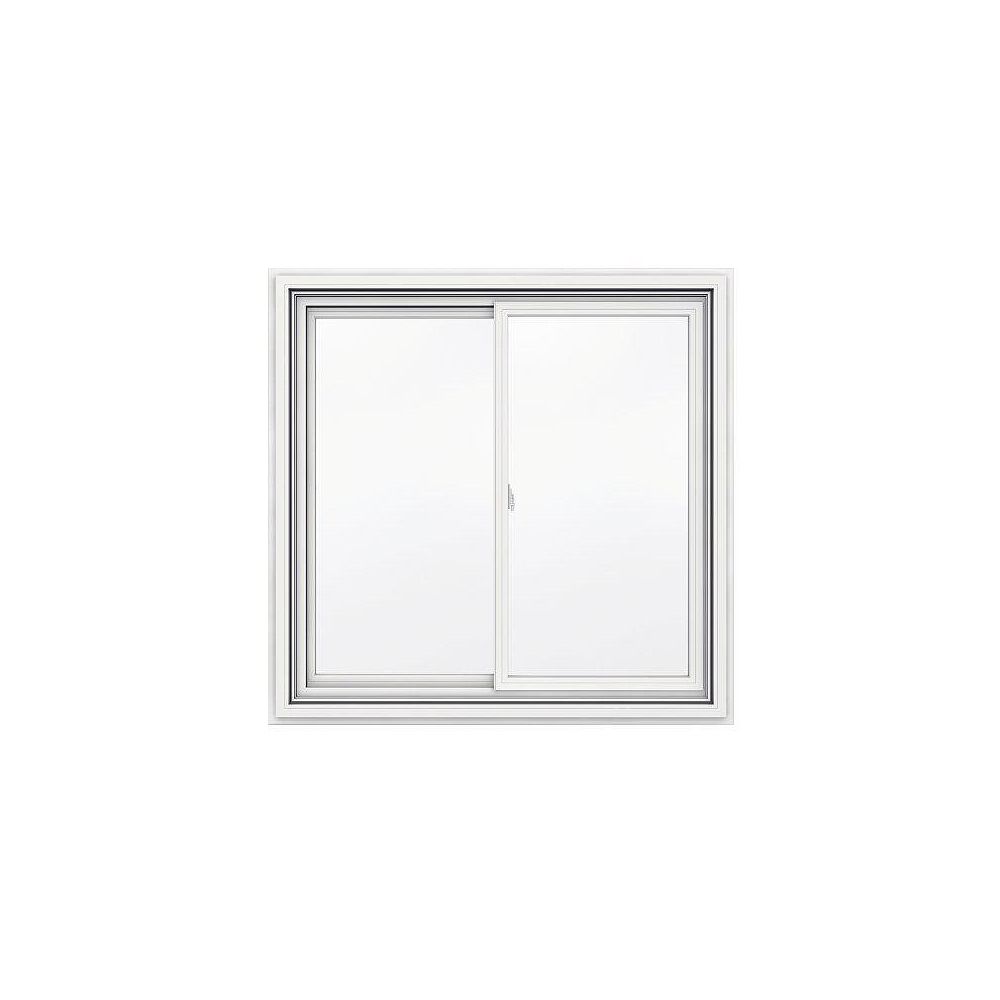 JELD-WEN Windows & Doors 48-inch x 47-inch 5000 Series Vinyl Double ...