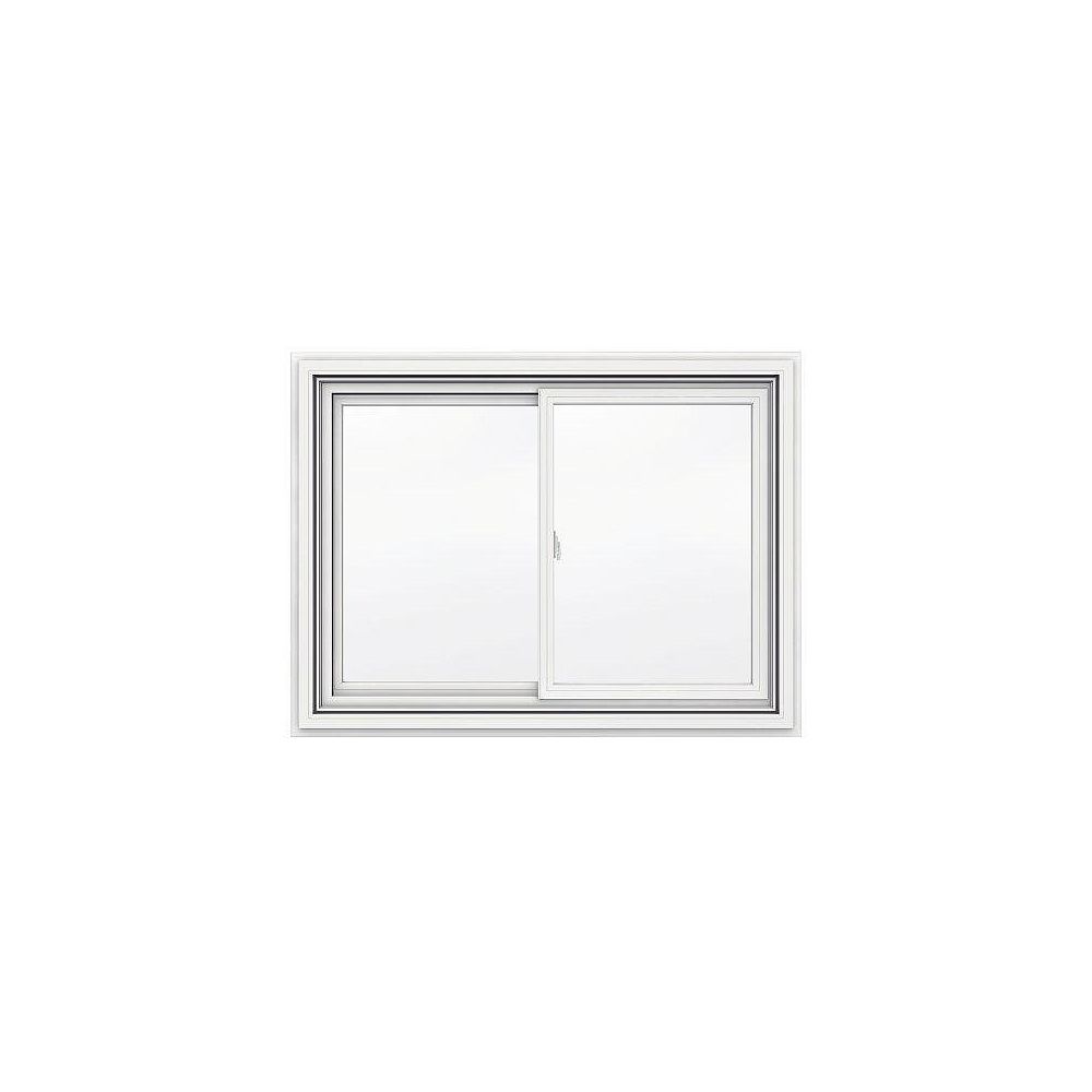 JELD-WEN Windows & Doors 42-inch x 31-inch 5000 Series Vinyl Double ...