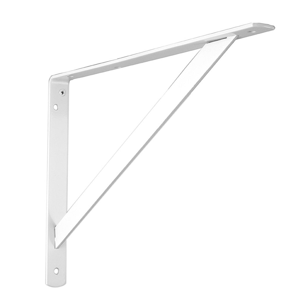 Everbilt 16-inch Heavy Duty Bracket in White | The Home Depot Canada Everbilt 16-inch Heavy Duty Bracket in White | The Home Depot Canada