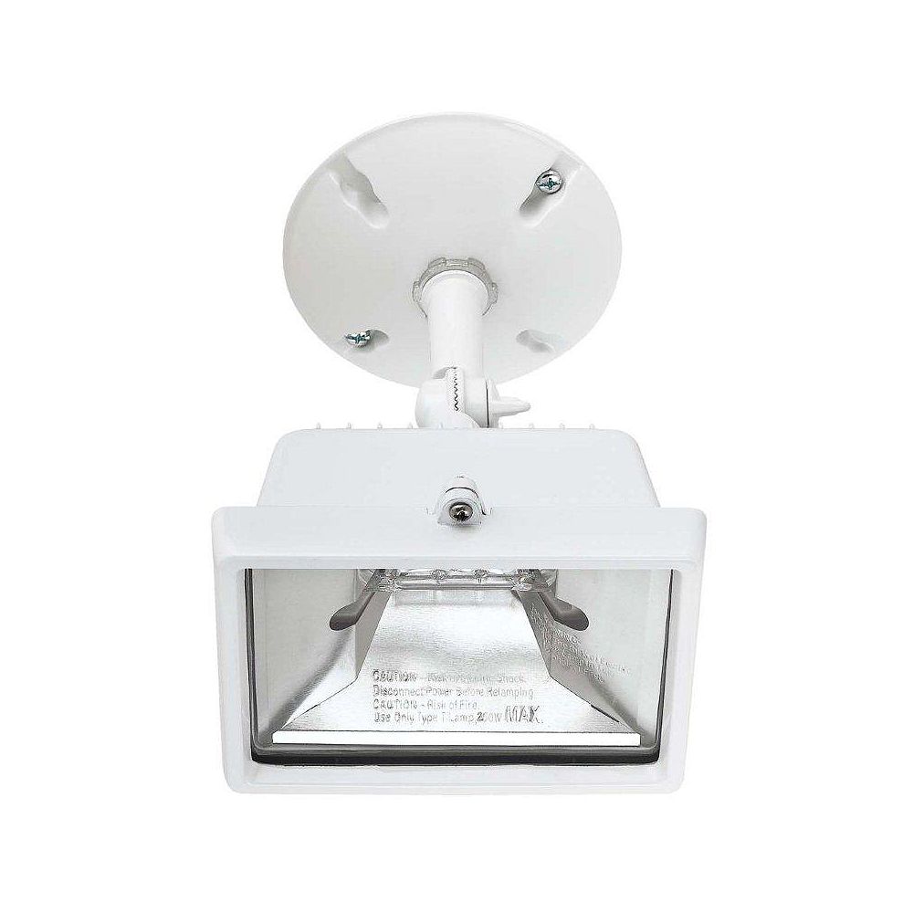 Globe Electric 250 Watt Single Lamp Outdoor Halogen Security Light ...