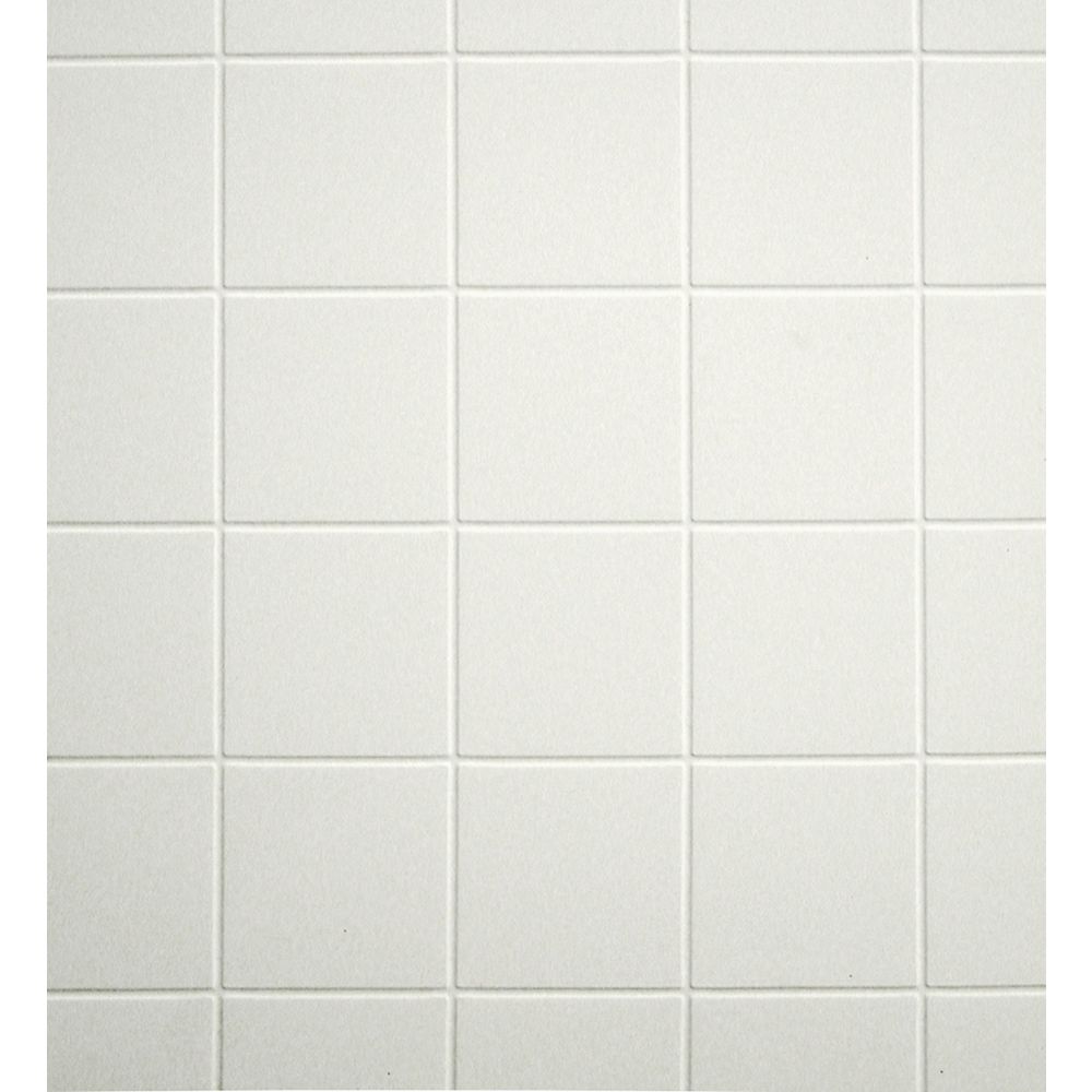 Aquatile 1/8" x 48" x 96" Snow Cap Tileboard | The Home Depot Canada