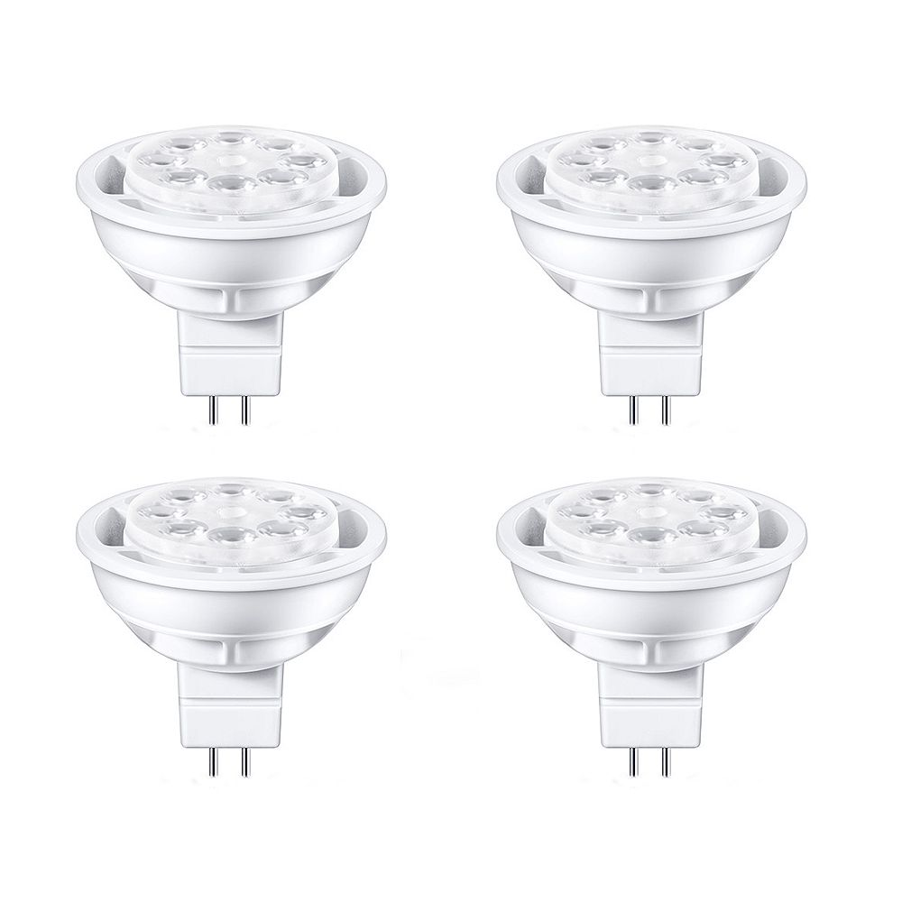 Philips 35W Equivalent Bright White (3000K) MR16 LED Light Bulb (4-Pack ...