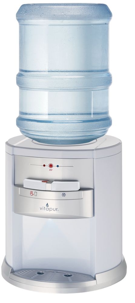 Vitapur Vitapur Comptoir distributeur d'eau, Noir et l'acier inoxydable ...