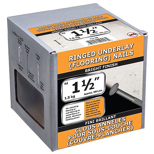 Paulin 1-1/2-inch (4d) Smooth Finishing Nails Bright Finish - 150g ...