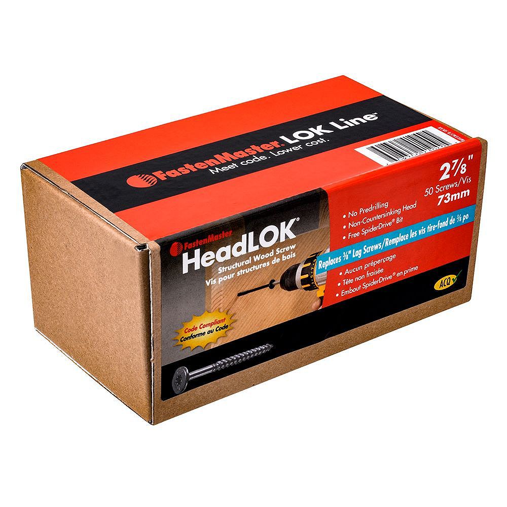 FastenMaster 2-7/8 Inch. Headlok 50-Piece | The Home Depot Canada