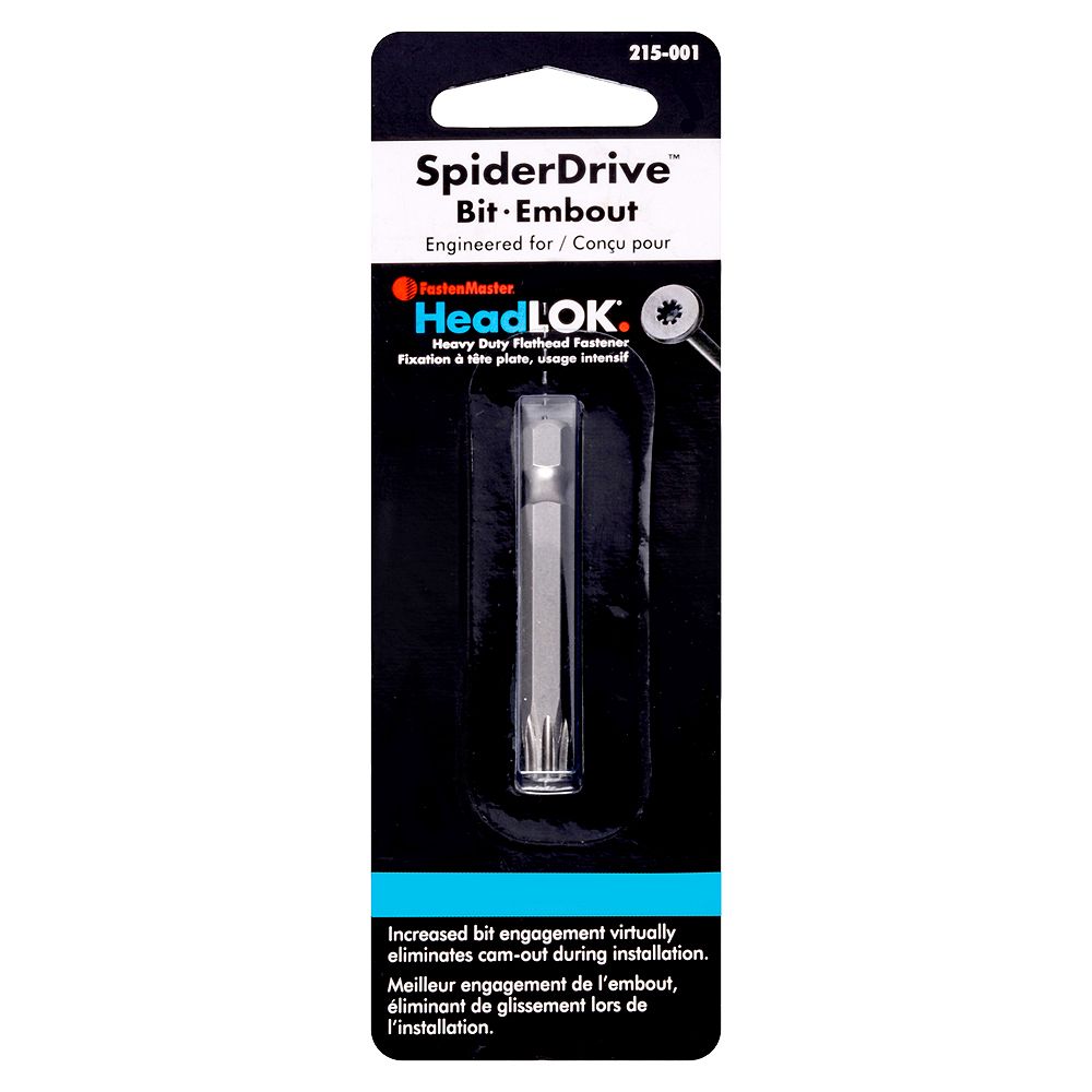 FastenMaster SpiderDrive(TM) Bit - 1pc | The Home Depot Canada