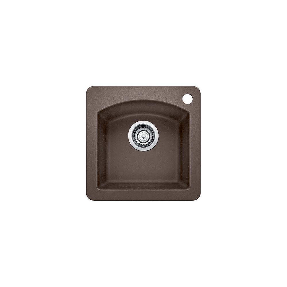 Blanco Évier de bar à montage en surface et à une seule cuve DIAMOND ...