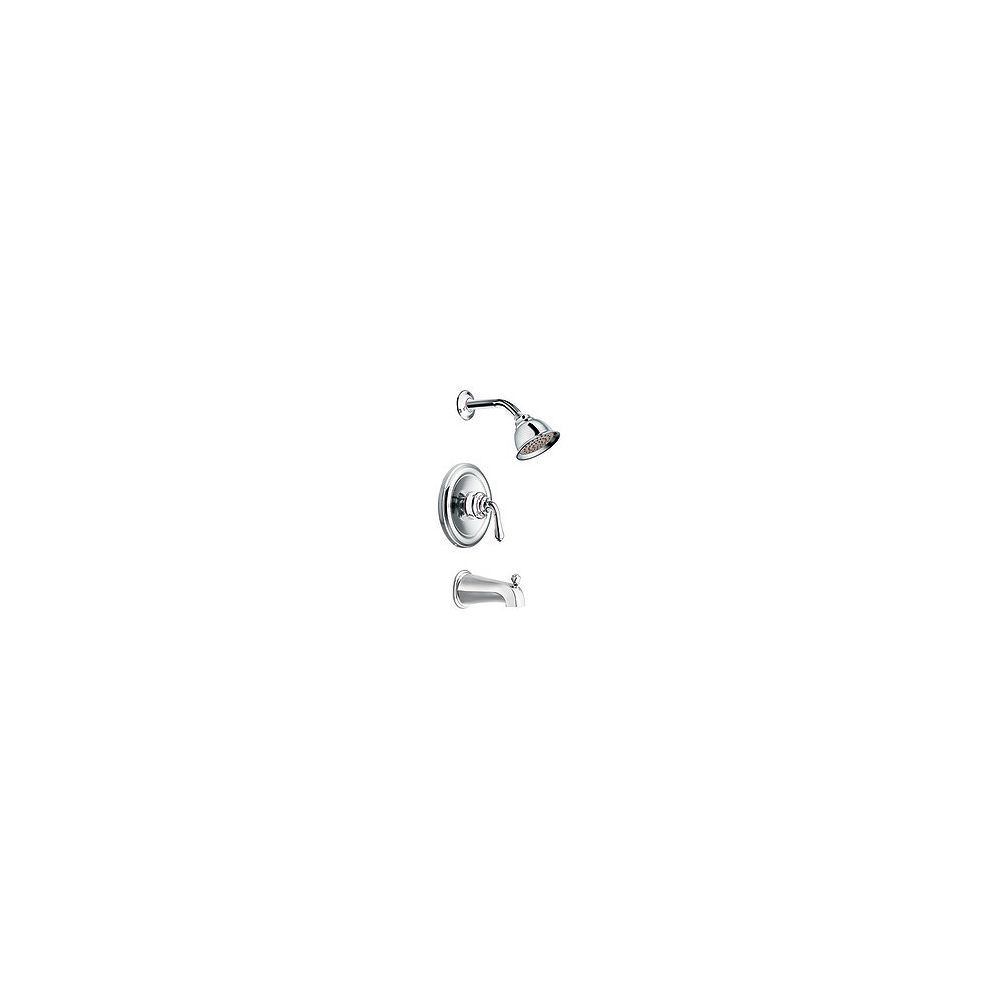 MOEN Monticello Bath/Shower Faucet in Chrome | The Home Depot Canada