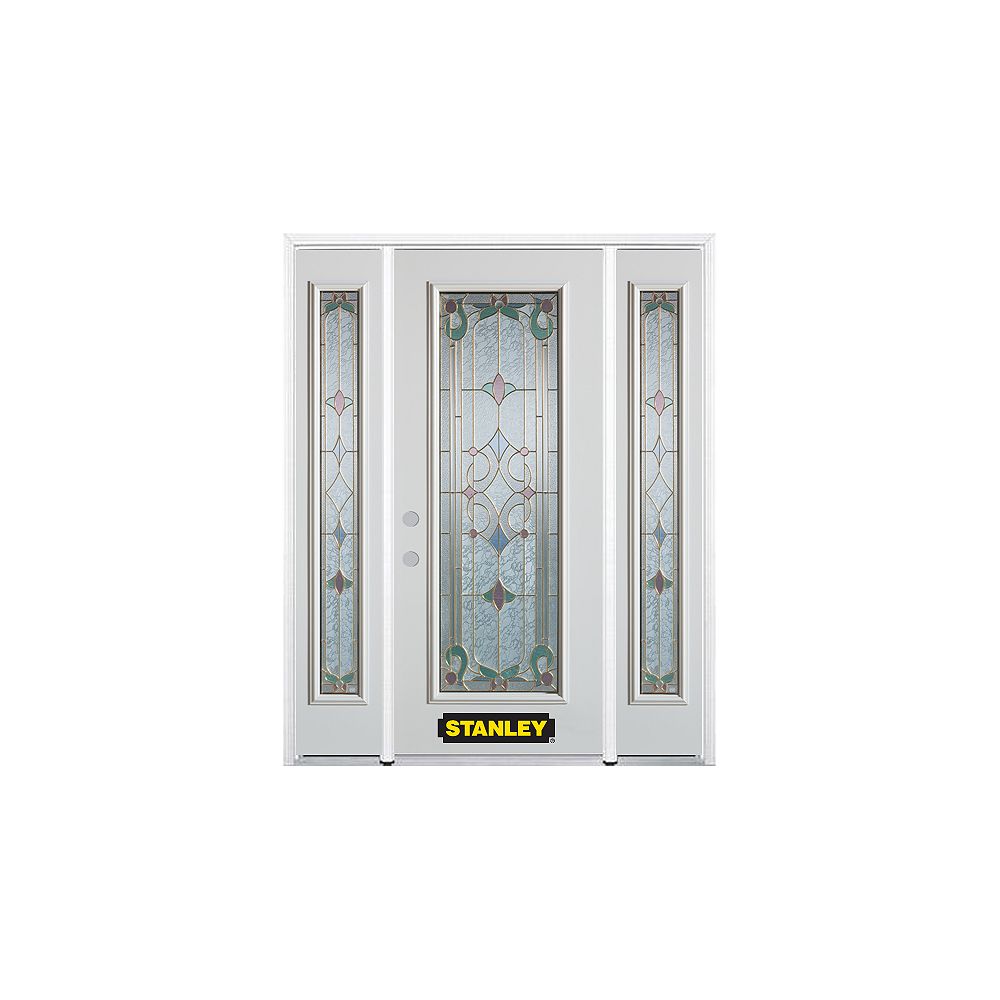 STANLEY Doors 66.5 inch x 82.375 inch Aristocrat Brass Full Lite ...