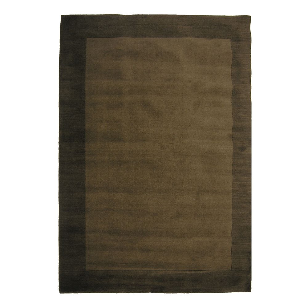 Lanart Rug Hampton Brown 5 ft. x 7 ft. Indoor Textured Rectangular Area ...