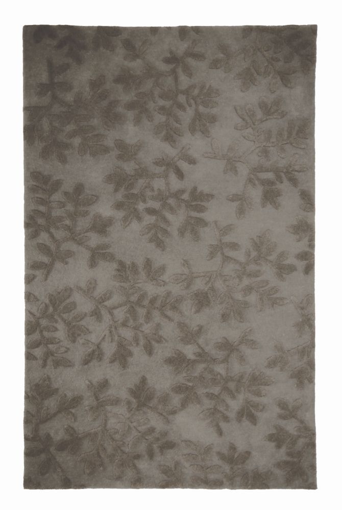 Lanart Rug Vineyard Grey 8 ft. x 10 ft. Indoor Contemporary Rectangular ...
