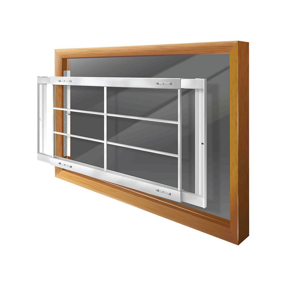 Mr. Goodbar 203 D 42-inch to 54-inch W Removable Window Bar | The Home ...