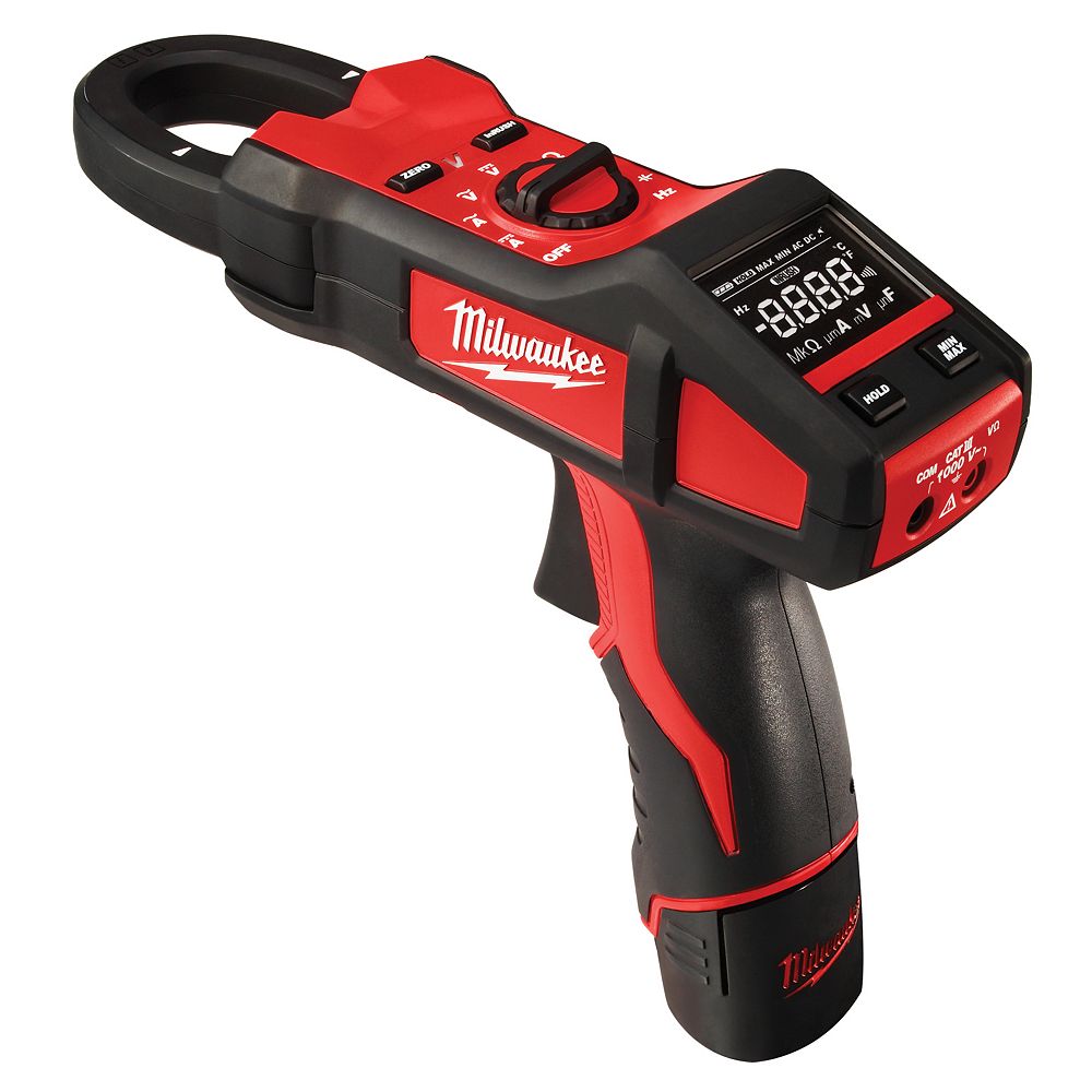 Milwaukee Tool M12 AC/DC Clamp Meter (outil uniquement) | Home Depot Canada