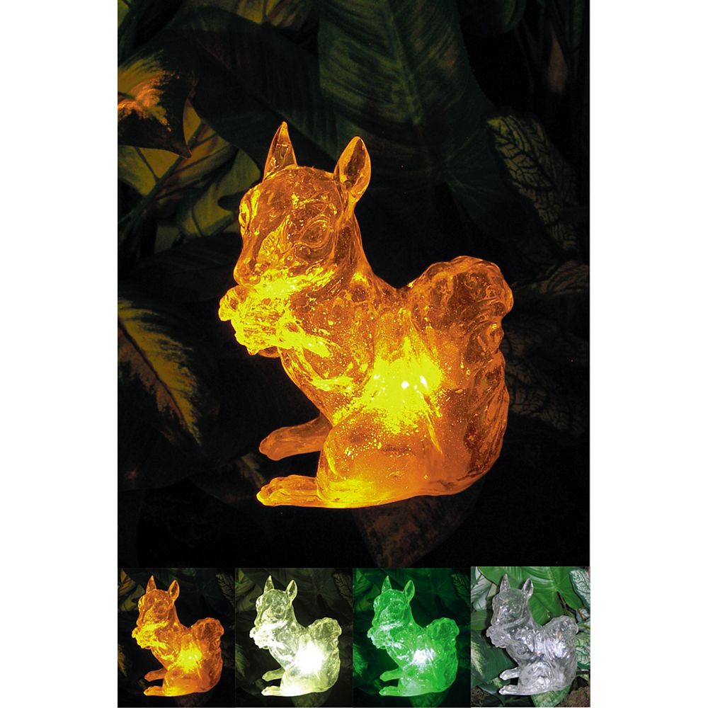 HomeBrite Solar Solar Squirrel with Color Change Feature | The Home ...