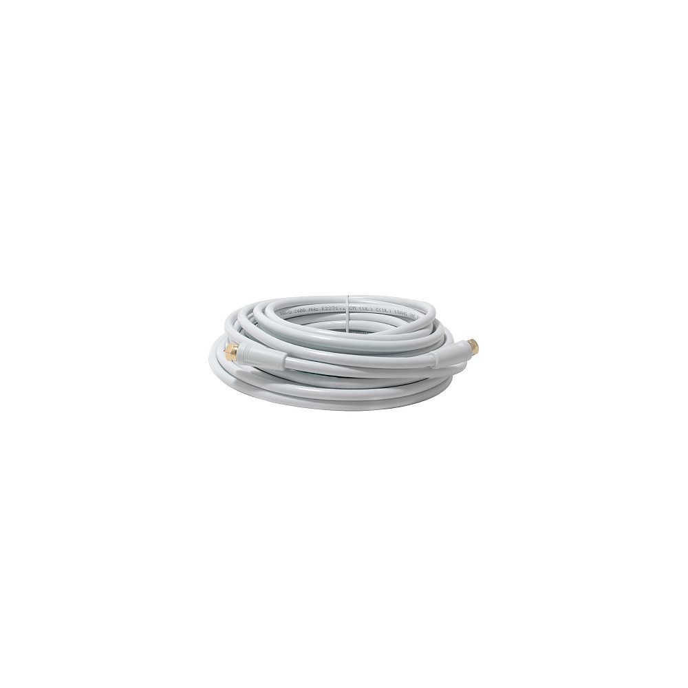 OMEGA Rg5 Cable W/connectors 10M White | The Home Depot Canada