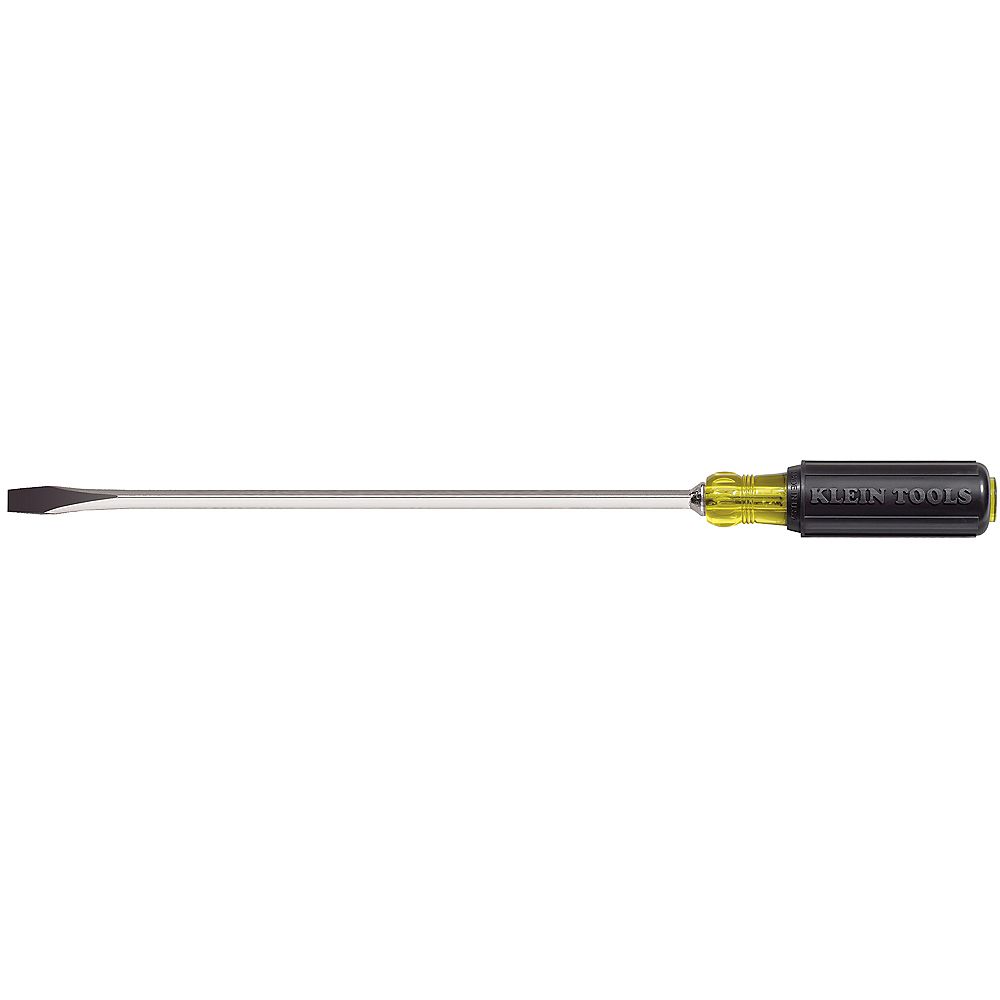Klein Tools Cushion-Grip 8 In. Keystone-Tip Screwdriver with Heavy-Duty Square-Shank | The Home ...