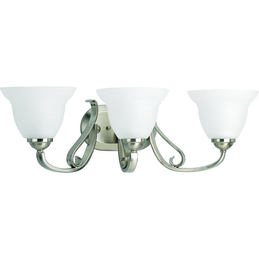 Progress Lighting Torino Collection Brushed Nickel 3-light Wall Bracket ...