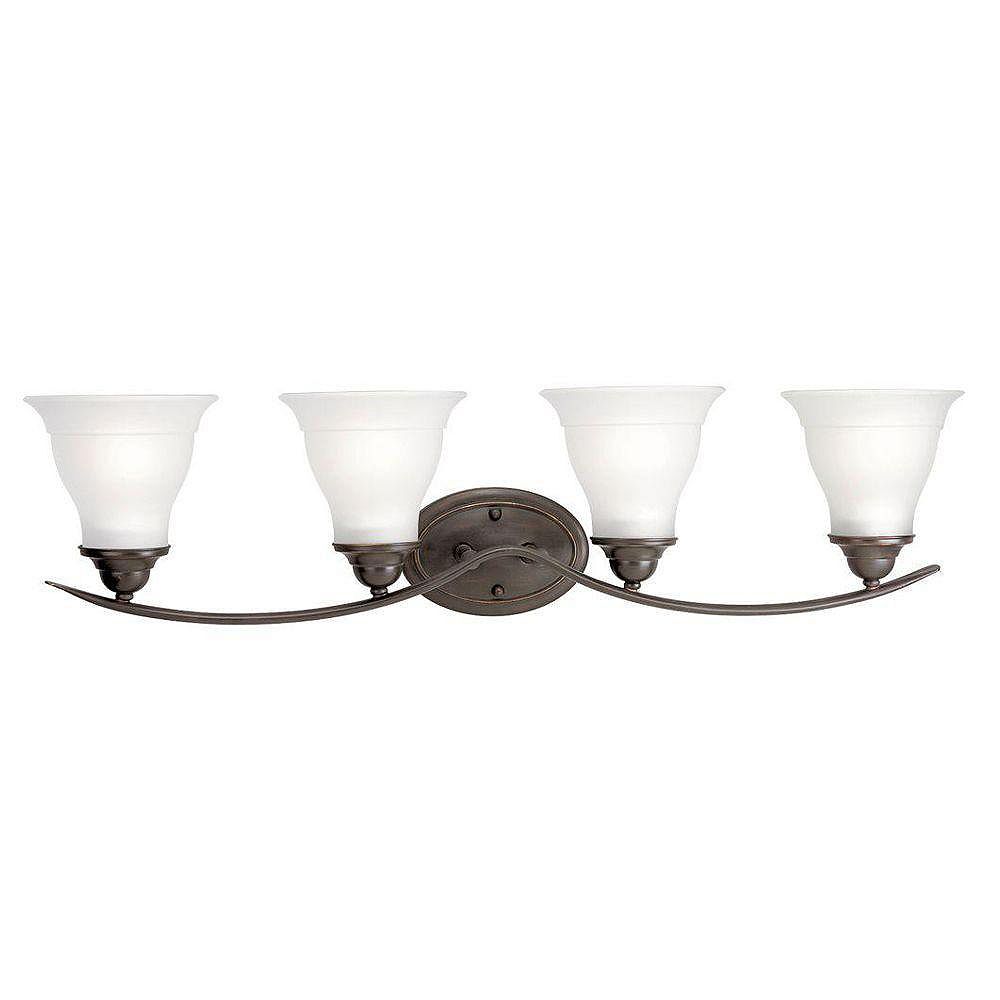 Progress Lighting Trinity Collection Antique Bronze 4-light Wall ...