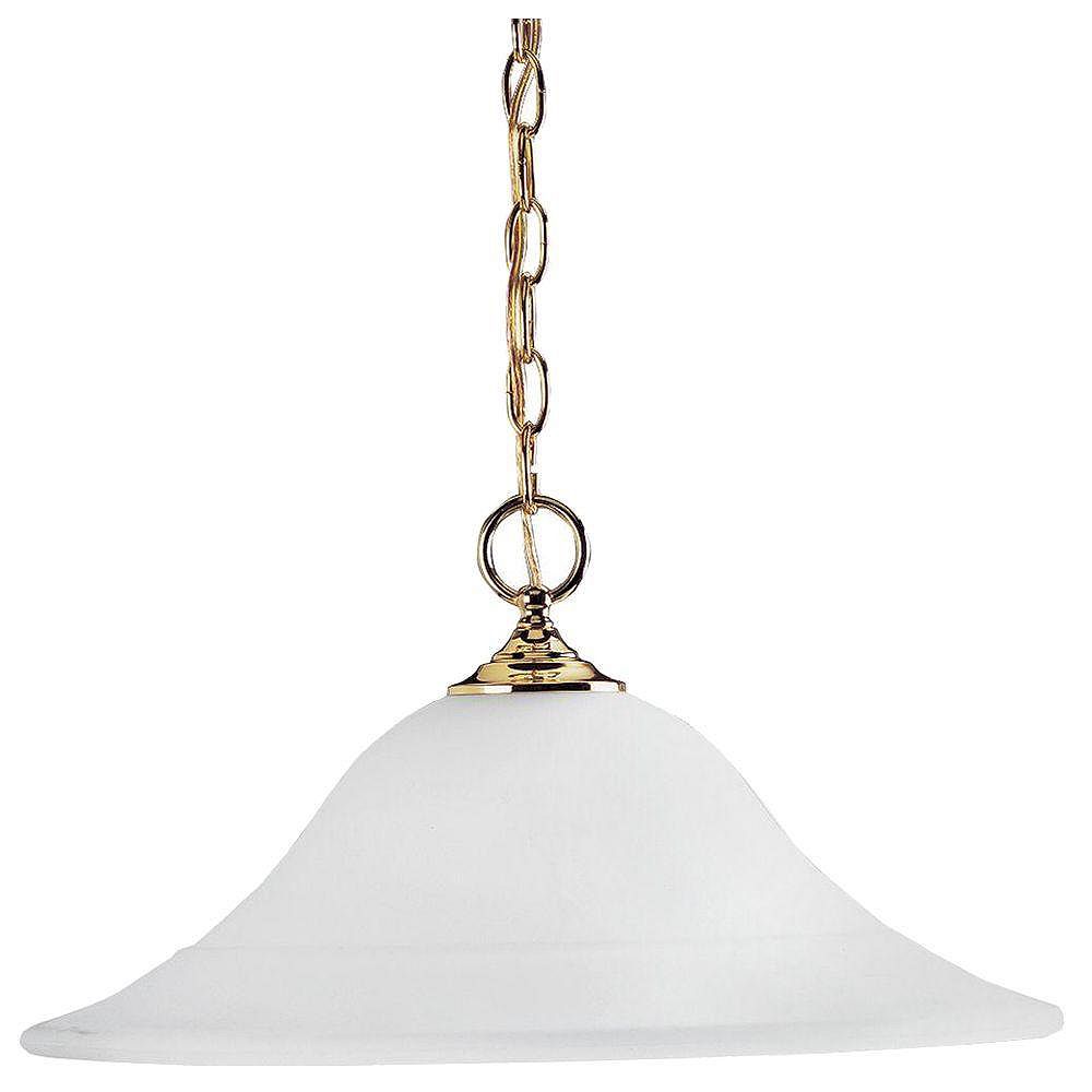 Progress Lighting Trinity Collection Polished Brass 1-light Pendant ...