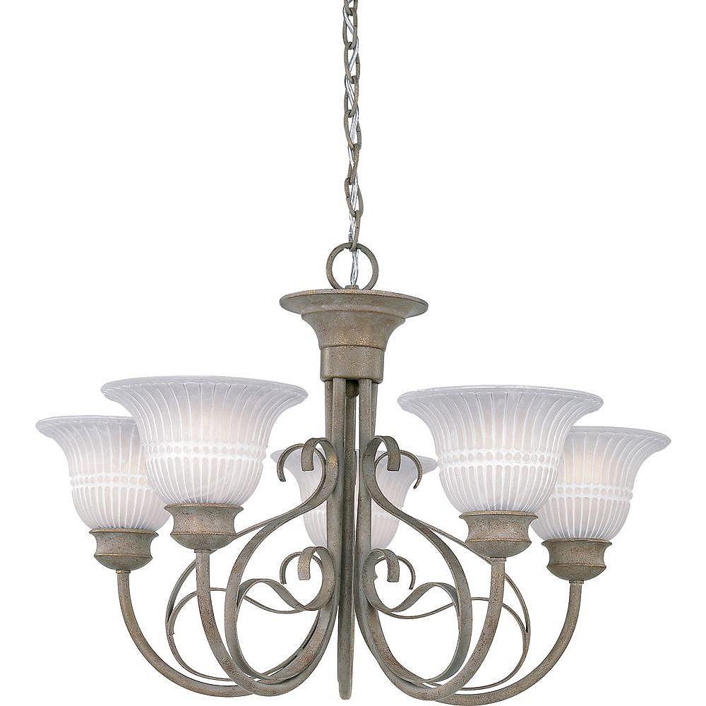 Progress Lighting Renaissance Collection Millstone 5-light Chandelier ...