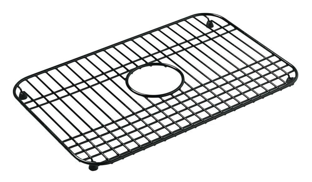 KOHLER Mayfield(Tm) Bottom Basin Rack in Black Black | The Home Depot ...