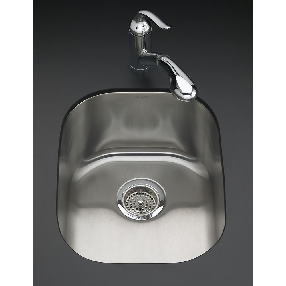 KOHLER Undertone Rounded Single-Basin Undercounter Kitchen Sink | The ...