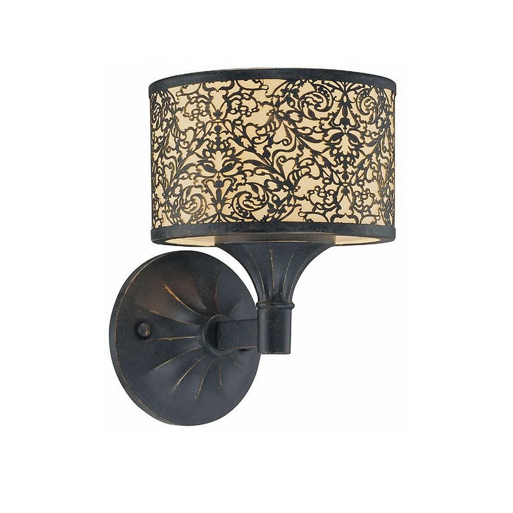 Easylite Melosa Collection 1-Light Bronze Sconce | The Home Depot Canada Easylite Melosa Collection 1-Light Bronze Sconce | The Home Depot Canada