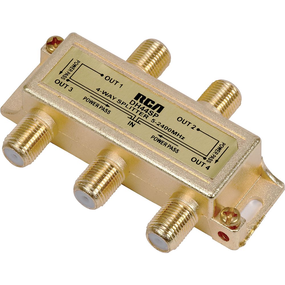 RCA 4 Way 2.4 GHZ Splitter | The Home Depot Canada