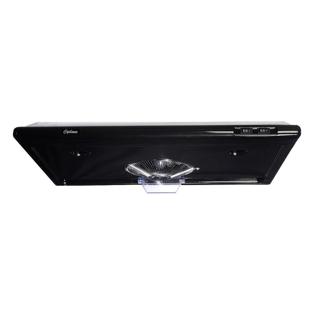 Cyclone 30-inch, 300 CFM Undermount Range Hood with Rectangular Ducting ...