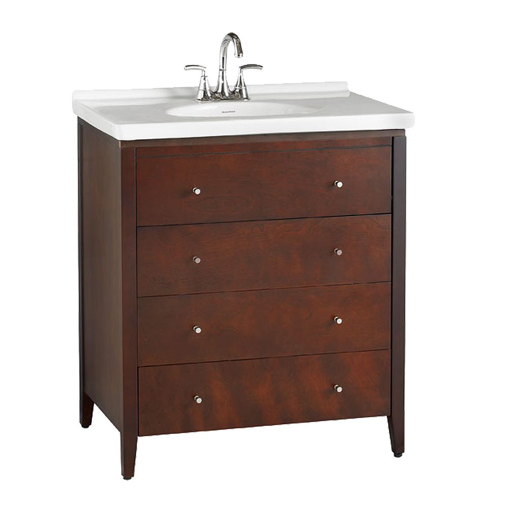 American Standard Cascada 30-Inch Vanity Cabinet in Tobacco | The Home ...
