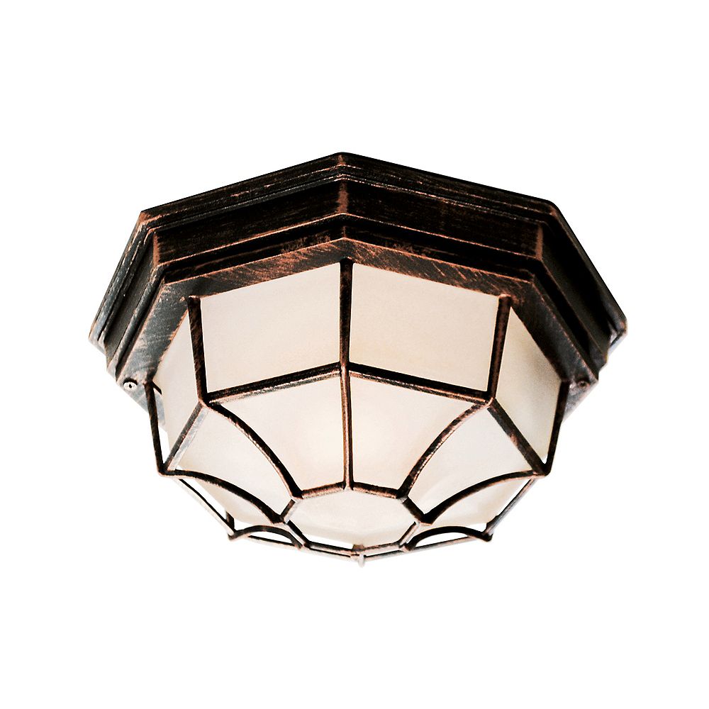 Bel Air Lighting Coppered Black Web 11 inch Ceiling Light | The Home ...