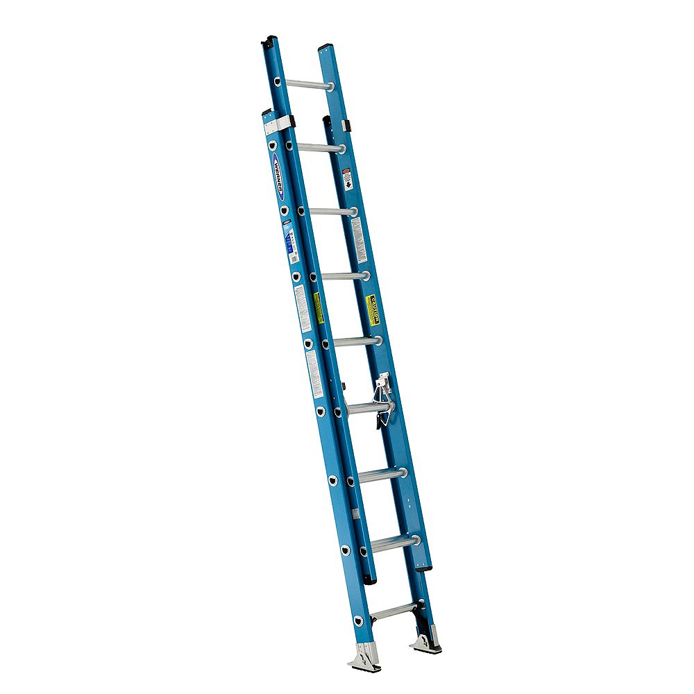 Werner Fiberglass Extension Ladder Grade 1 250 Lb Load Capacity 16 werner-fiberglass-extension-ladder-grade-1-250-lb-load-capacity-16