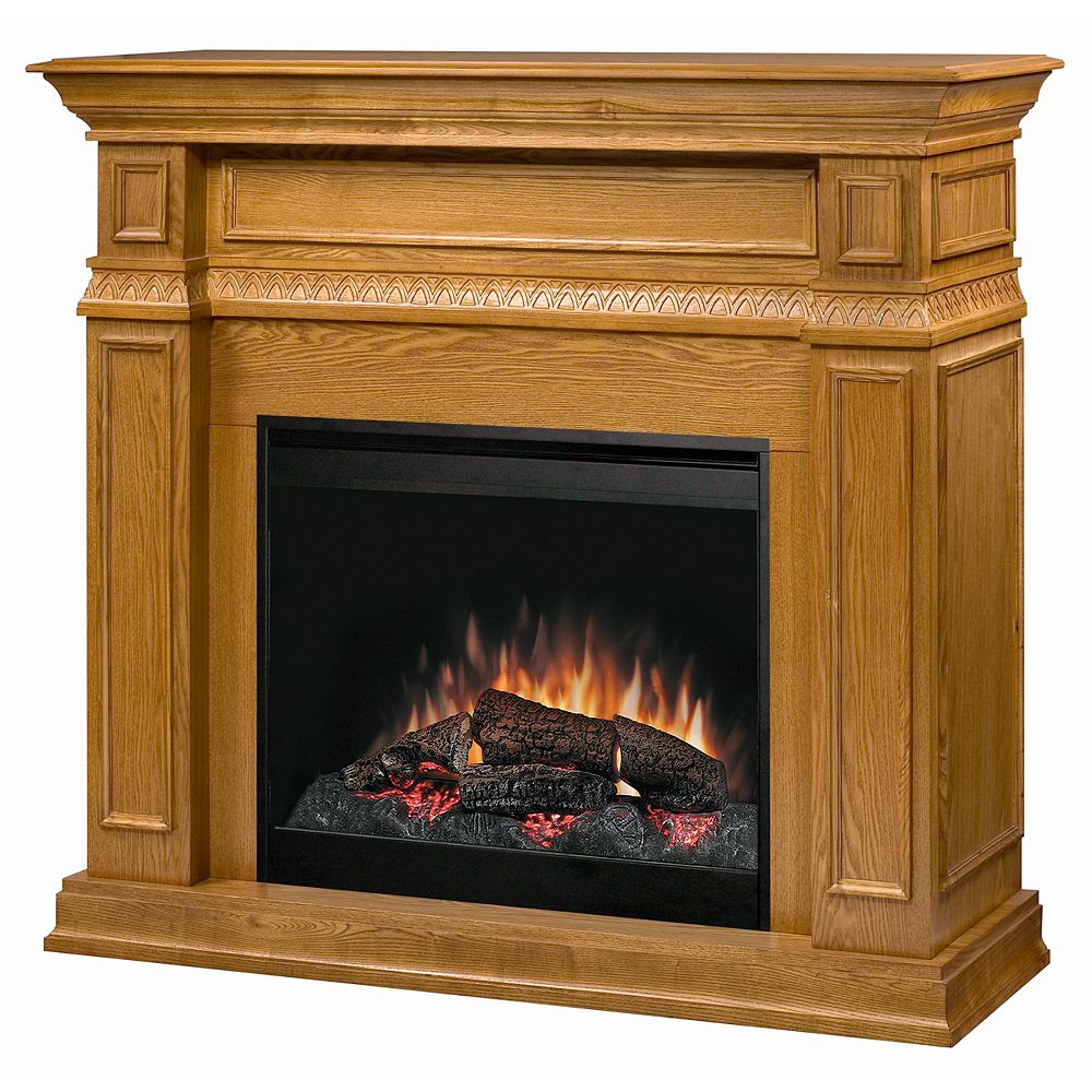 Dimplex Full Size Fireplace - Oak | The Home Depot Canada