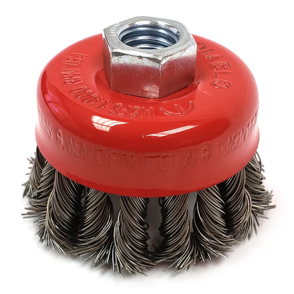 Diablo 2 3/4-inch Knot Cup Grinder Brush for Metal Rust Removal | The ...