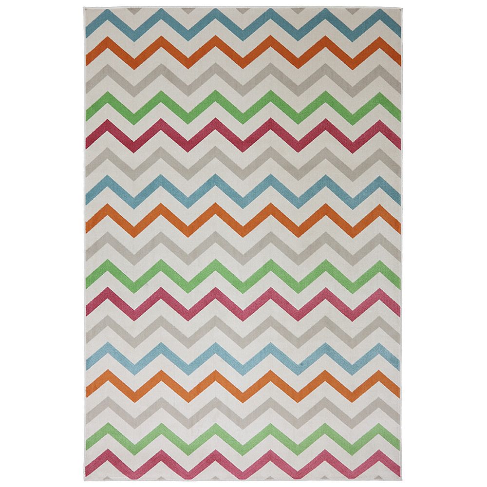 Mohawk Home Herringbone Multi-Colour 5 ft. 3-inch x 7 ft. 10-inch ...