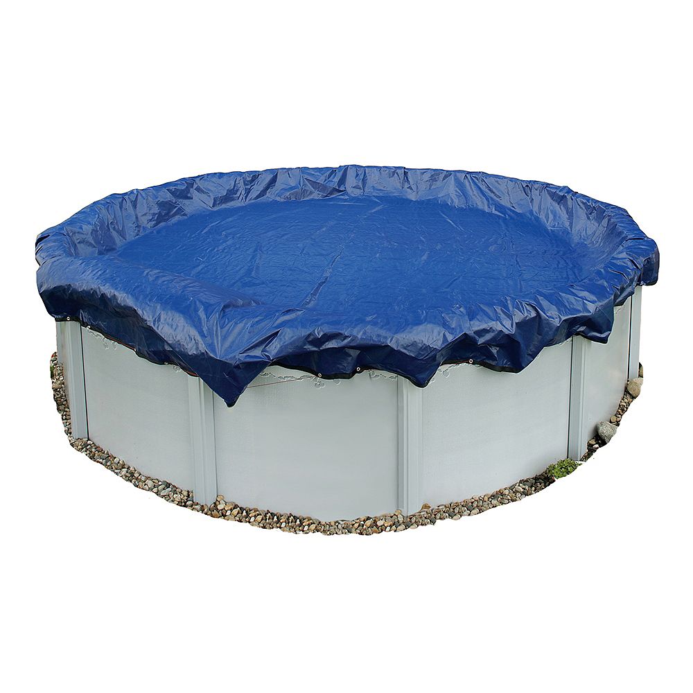 Blue Wave 15-Year 28 ft. Round Above-Ground Pool Winter Cover | The ...