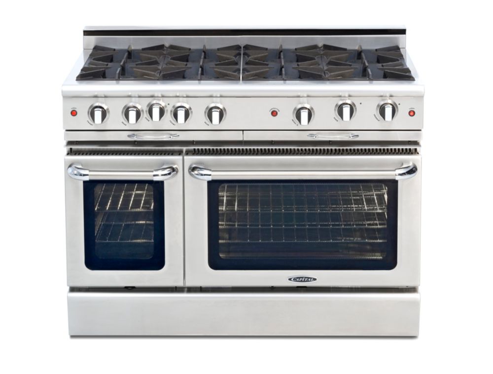 Capital Culinarian Series 48-inch 8 Open-Top Burner Range | The Home ...