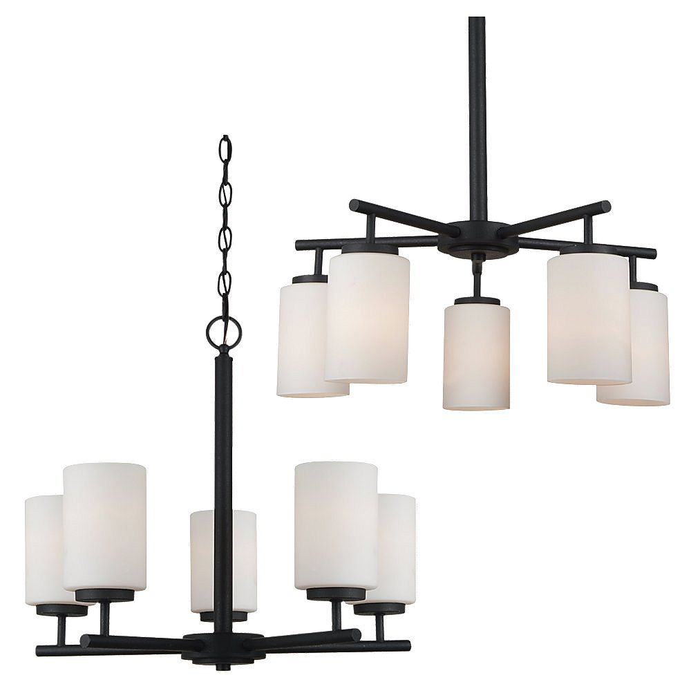 Sea Gull Lighting 5-Light Blacksmith Chandelier | The Home Depot Canada