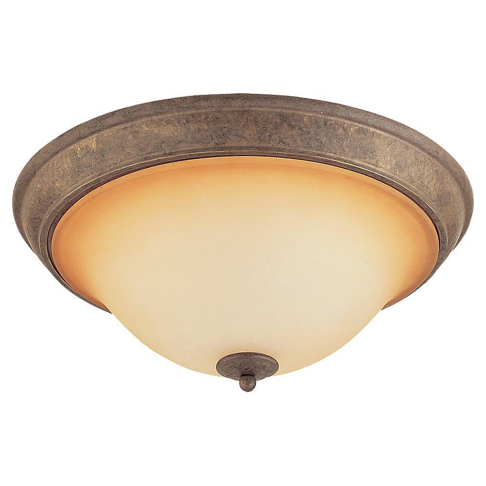 Sea Gull Lighting 4 Light Antique Bronze Fluorescent Ceiling Fixture ...