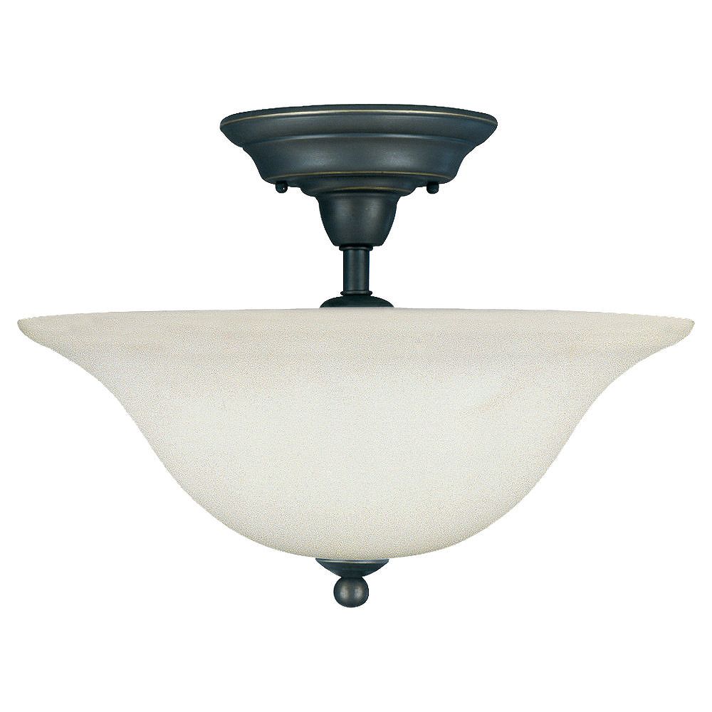 Sea Gull Lighting 3-Light Heirloom Bronze Ceiling Fixture | The Home ...