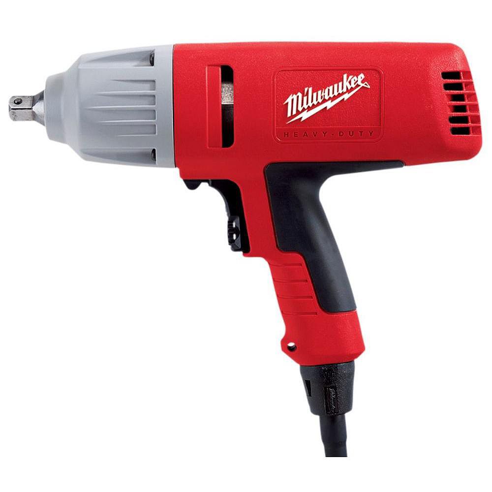 Milwaukee Tool 1/2- Inch VSR Impact Wrench with Detent Pin and Socket ...