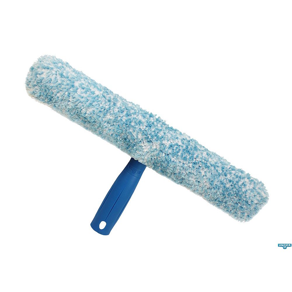 Unger 14-inch Window Scrubber with Microfibre and Over mould Grip ...